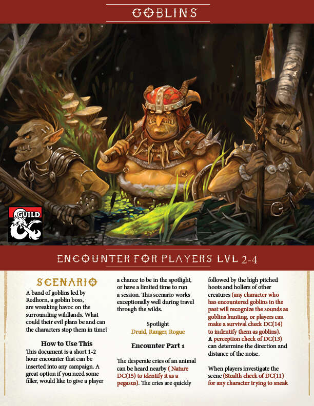 Goblins - Dungeon Masters Guild | DriveThruRPG