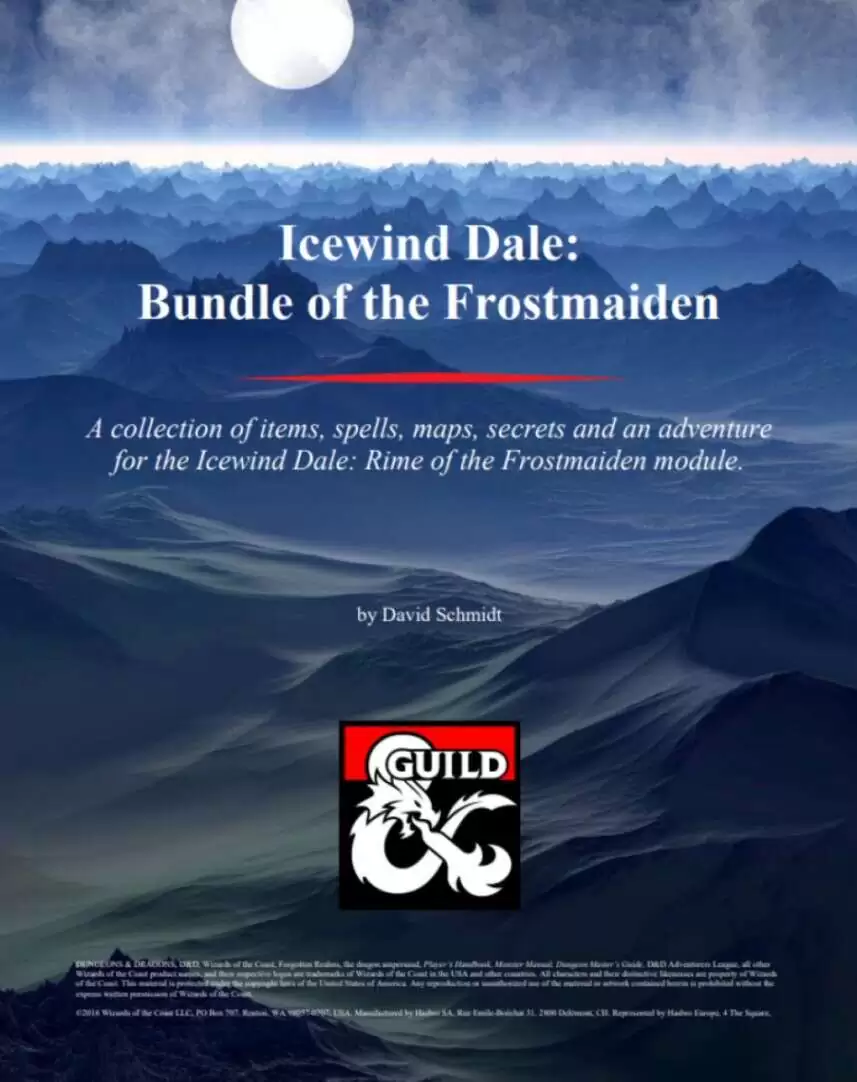 Icewind Dale: Bundle of the Frostmaiden [BUNDLE] - Dungeon Masters ...