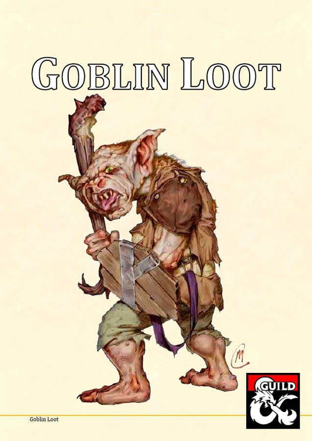 Goblin Loot - Dungeon Masters Guild | DriveThruRPG