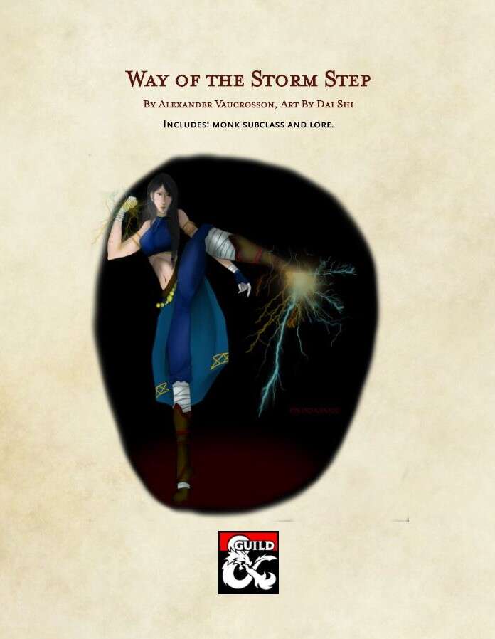 Way of the Storm Step - Dungeon Masters Guild | DriveThruRPG