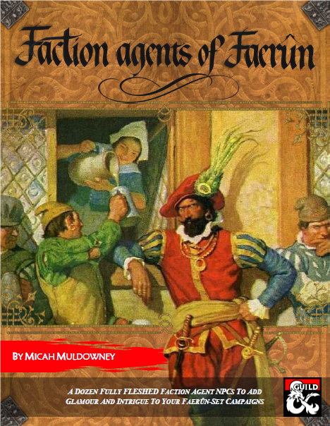 Faction Agents of Faerûn - Dungeon Masters Guild | DriveThruRPG