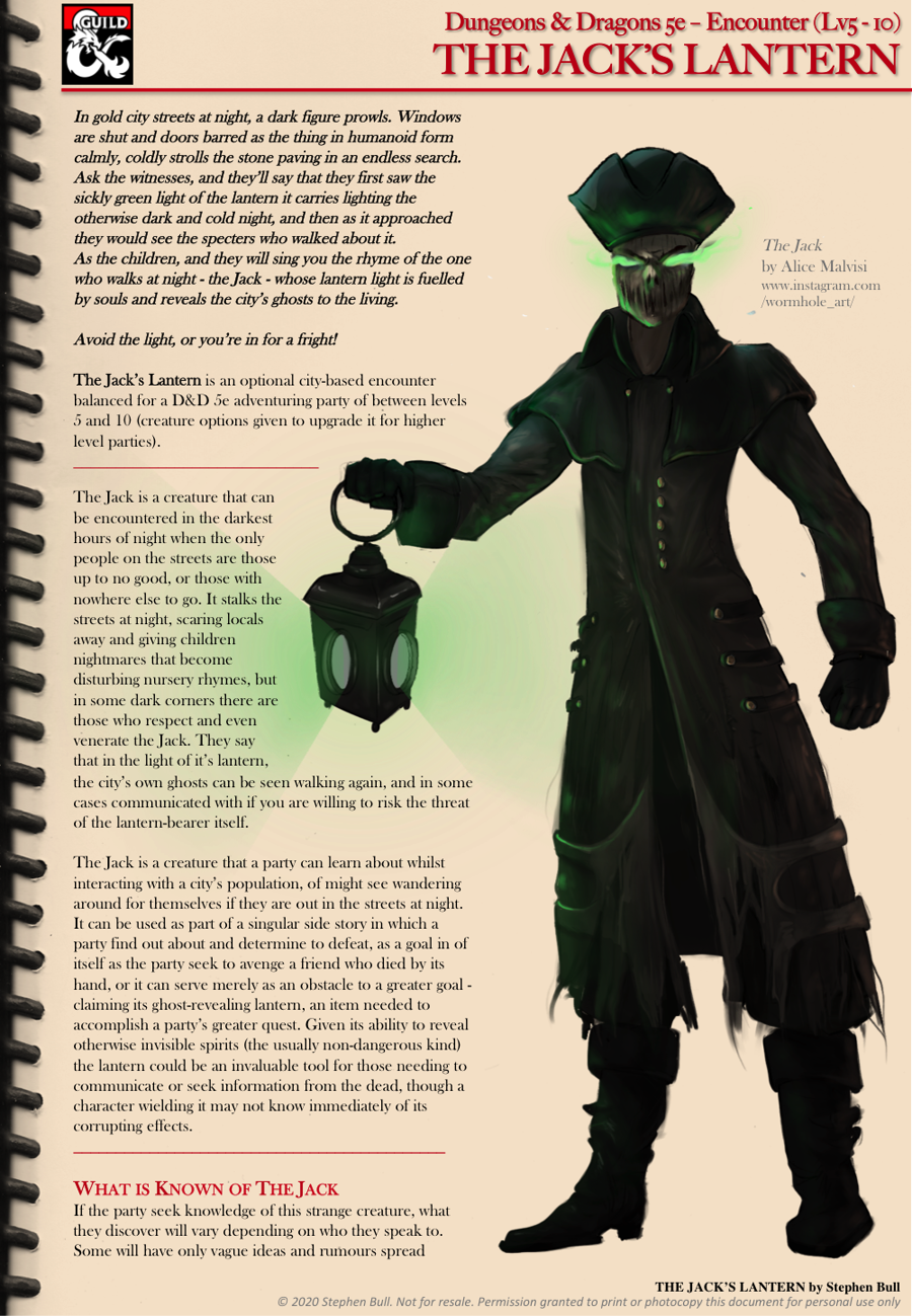 5e Encounter - The Jack's Lantern - Dungeon Masters Guild | DriveThruRPG