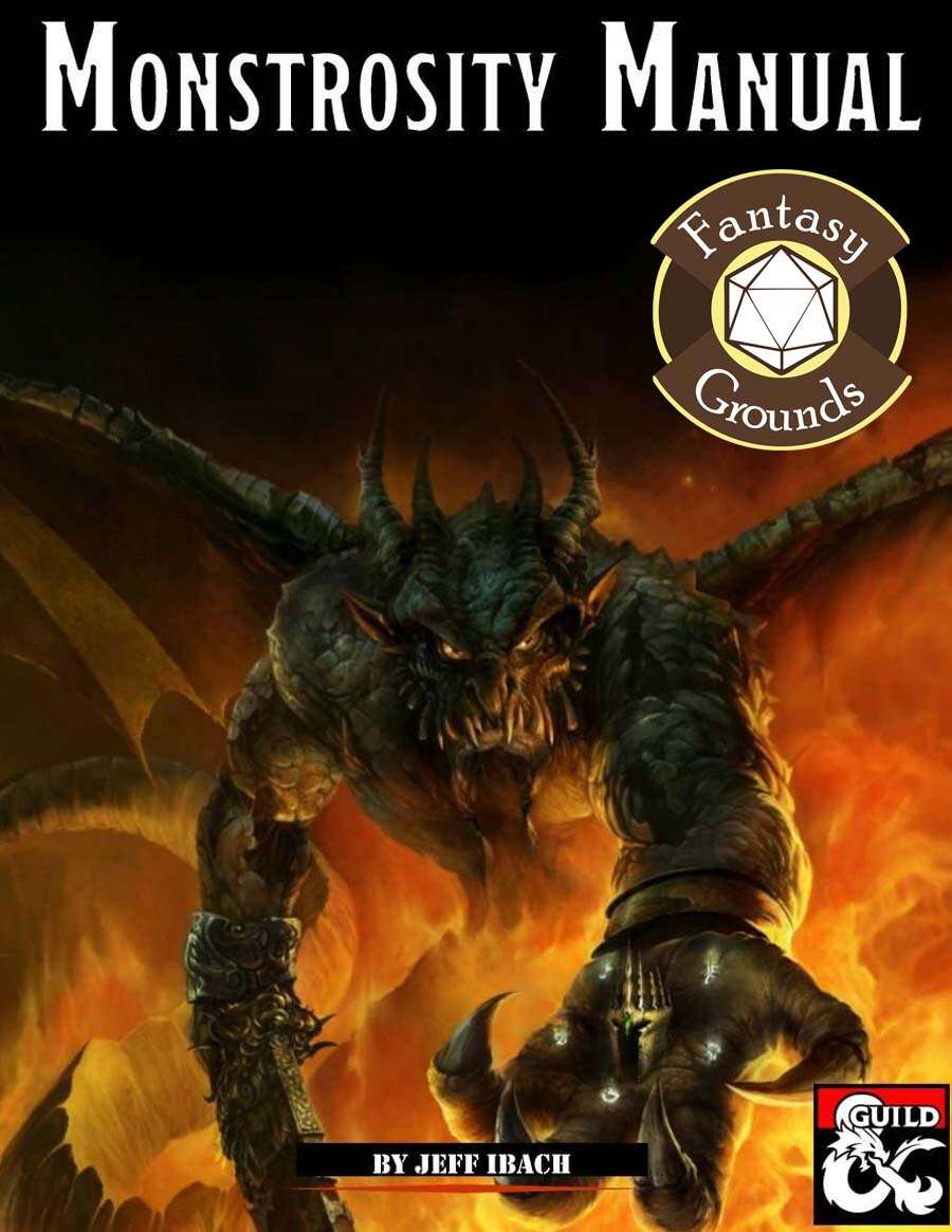 Monstrosity Manual (Fantasy Grounds) - Dungeon Masters Guild | DriveThruRPG