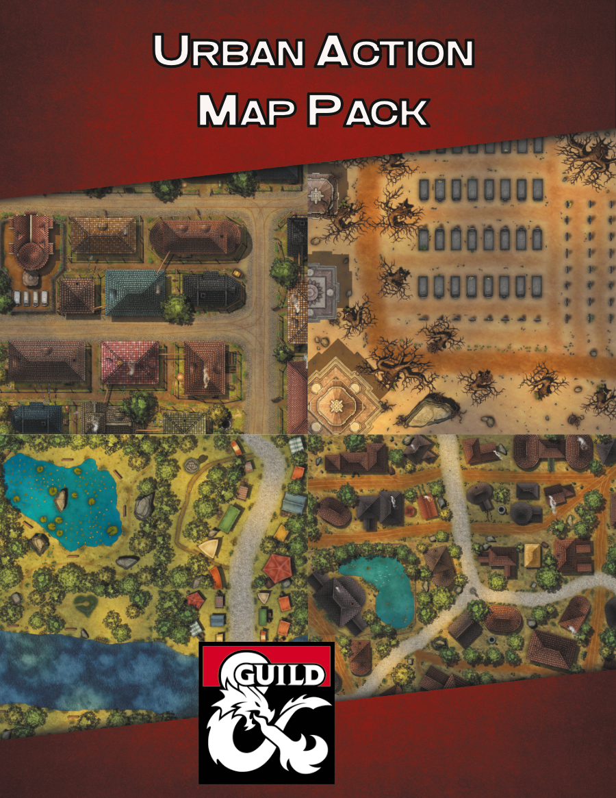 Urban Action Map Pack - Dungeon Masters Guild | DriveThruRPG