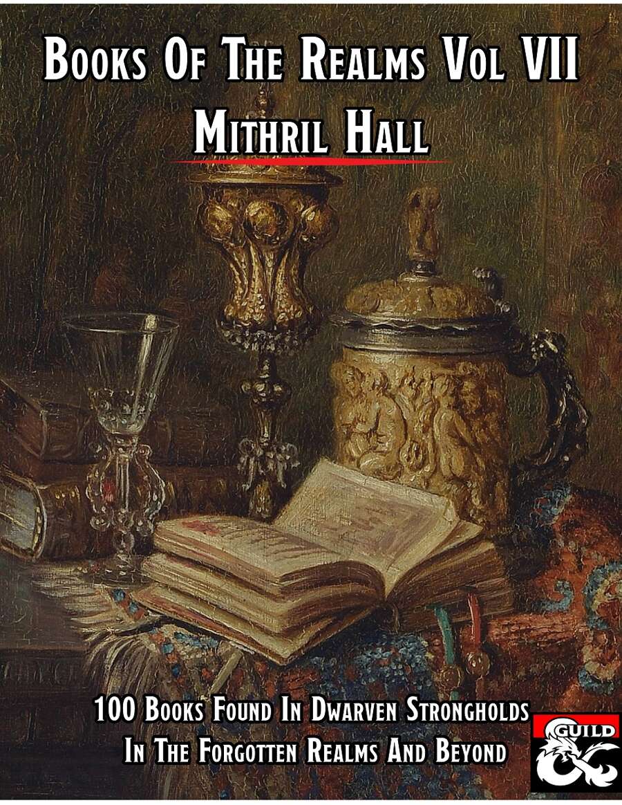 Books Of The Realms Volume VII Mithril Hall - Dungeon Masters Guild ...