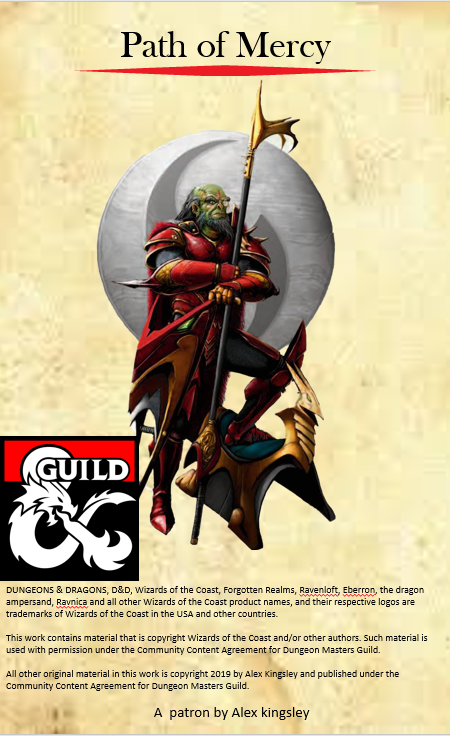 Path of mercy - Dungeon Masters Guild | DriveThruRPG