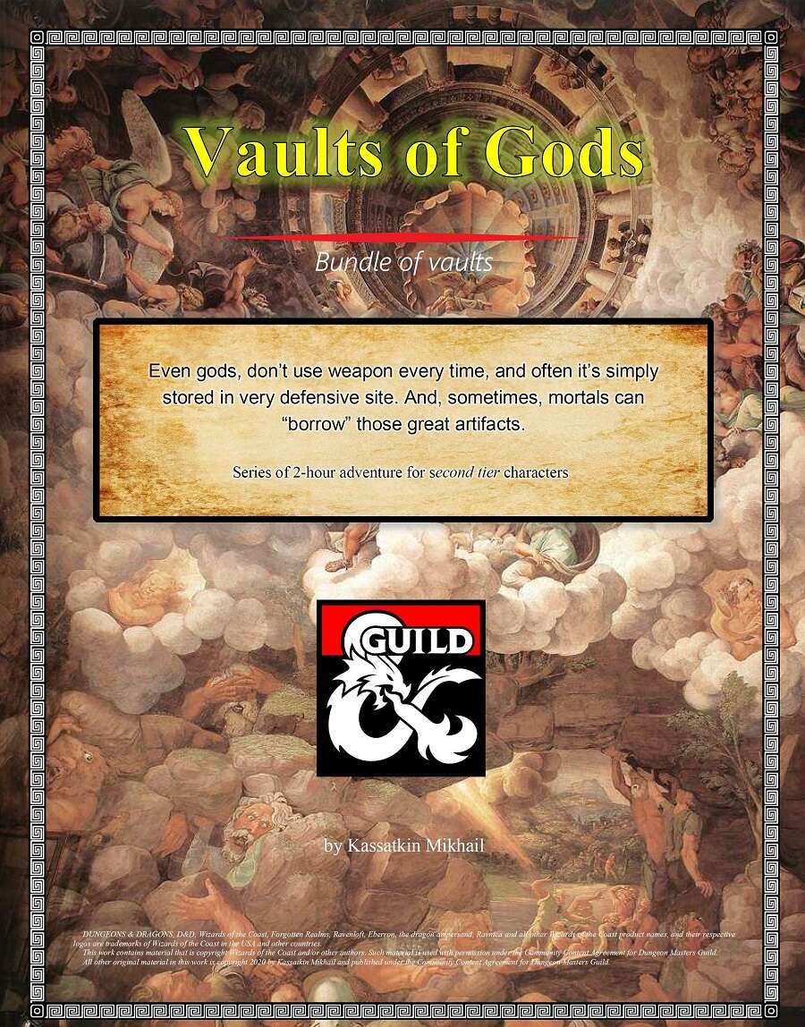 Vaults of Gods [BUNDLE] - Dungeon Masters Guild | DriveThruRPG