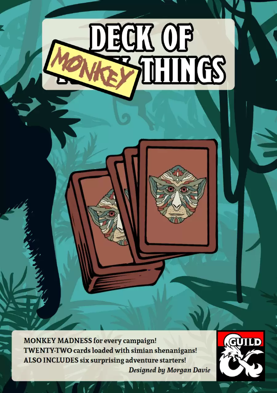 Deck of Monkey Things - Dungeon Masters Guild | DriveThruRPG