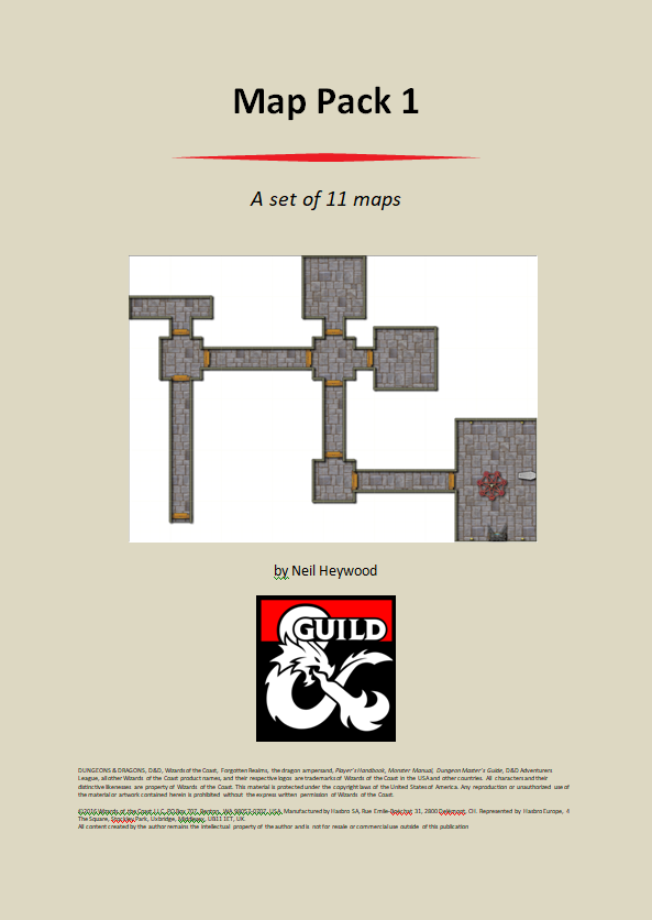 Map pack 1 - Dungeon Masters Guild | DriveThruRPG