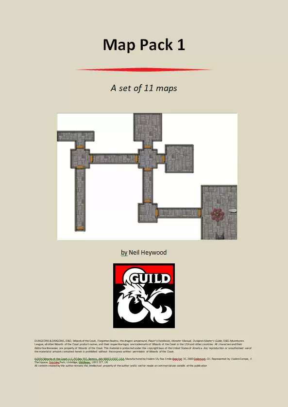 Map pack 1 - Dungeon Masters Guild | DriveThruRPG
