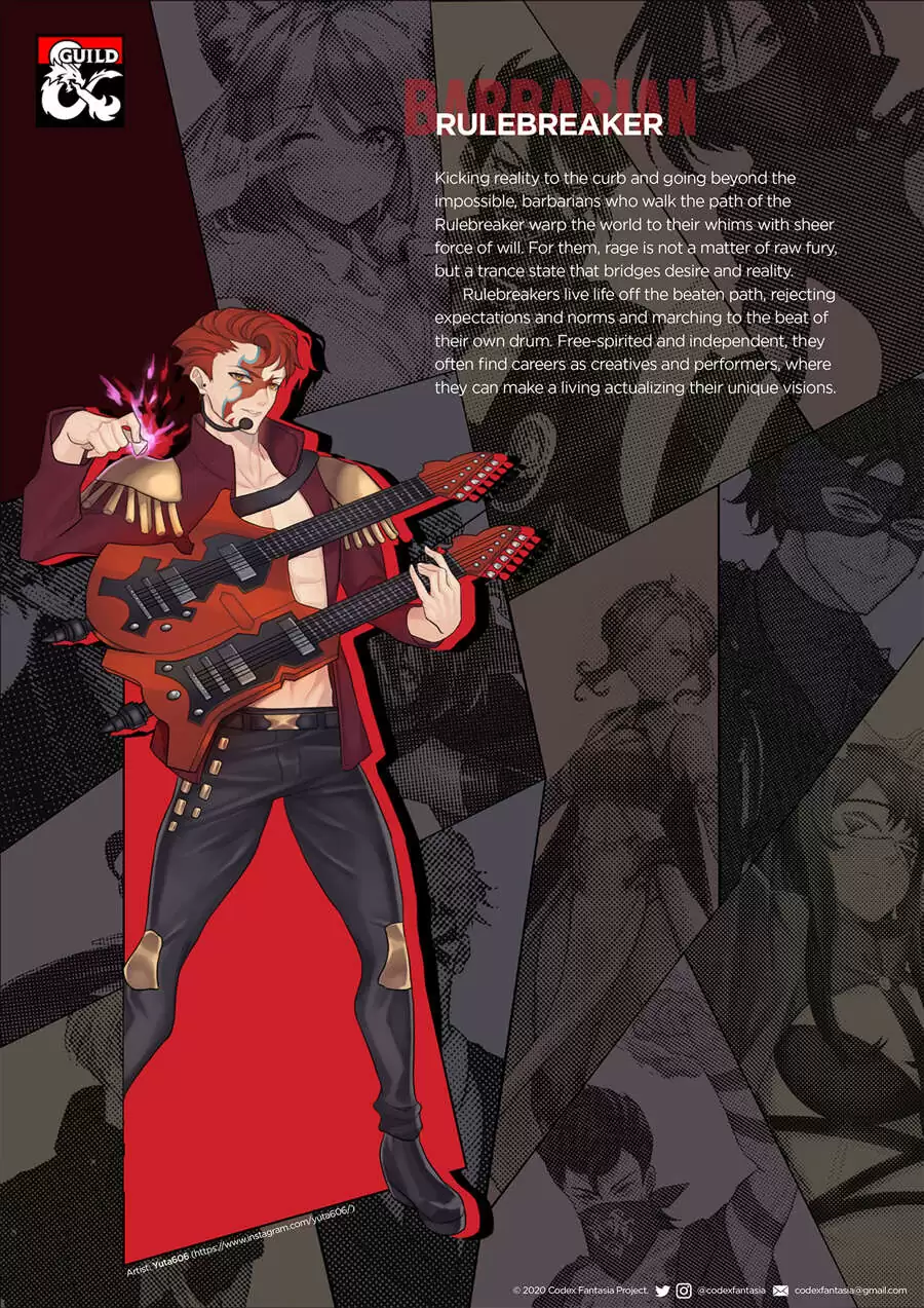 The Rulebreaker Barbarian (Codex Fantasia: Dominus Duodecim) - Dungeon Masters Guild | DriveThruRPG