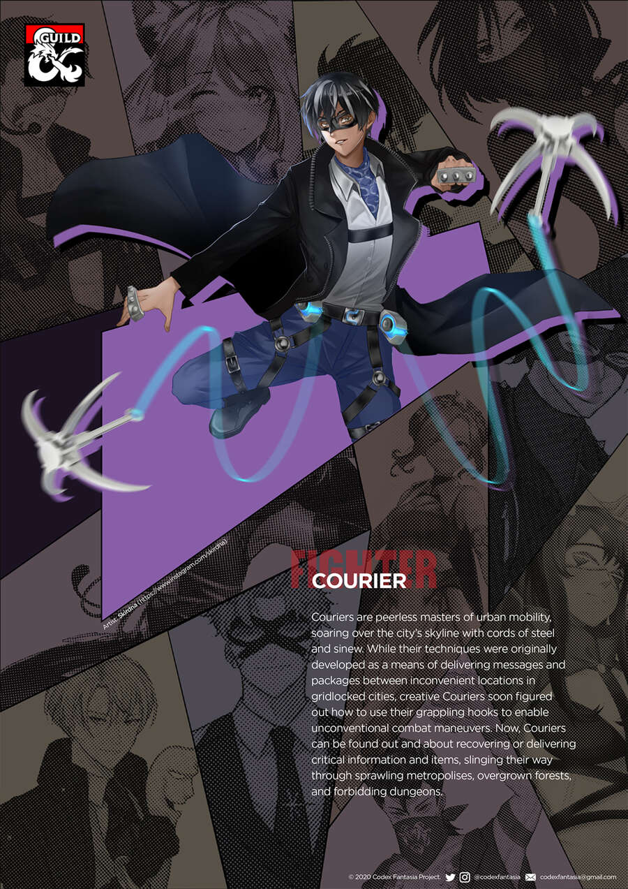 The Courier Fighter (Codex Fantasia: Dominus Duodecim) - Dungeon Masters Guild | DriveThruRPG