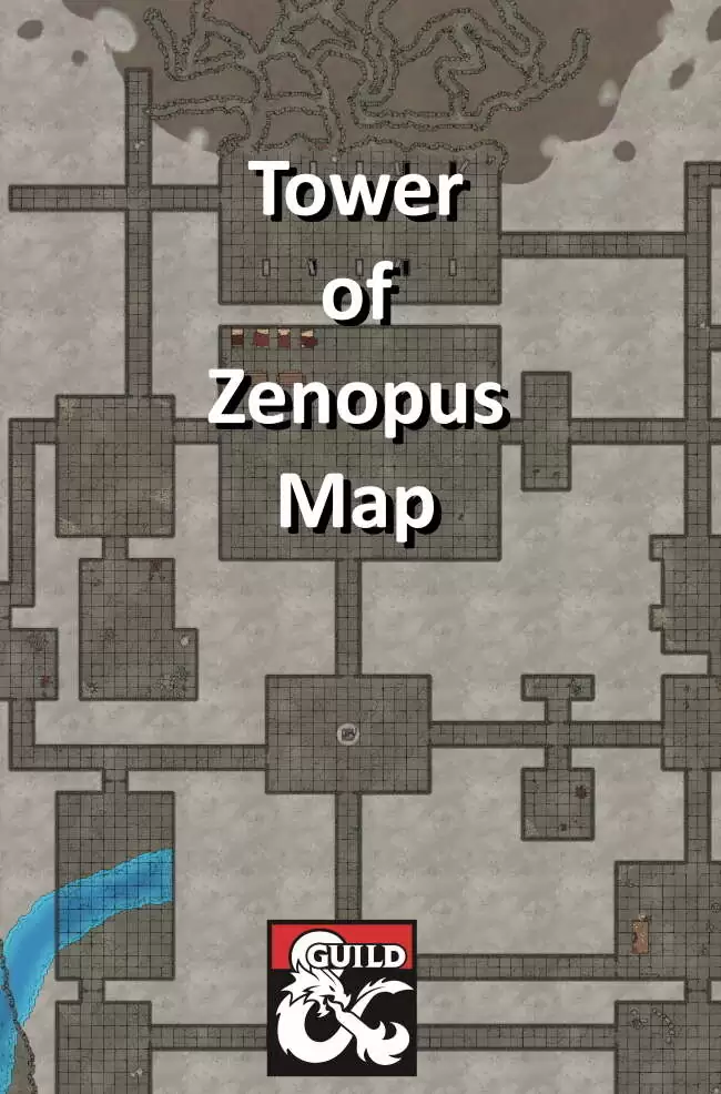 Tower of Zenopus - Map - Dungeon Masters Guild | DriveThruRPG