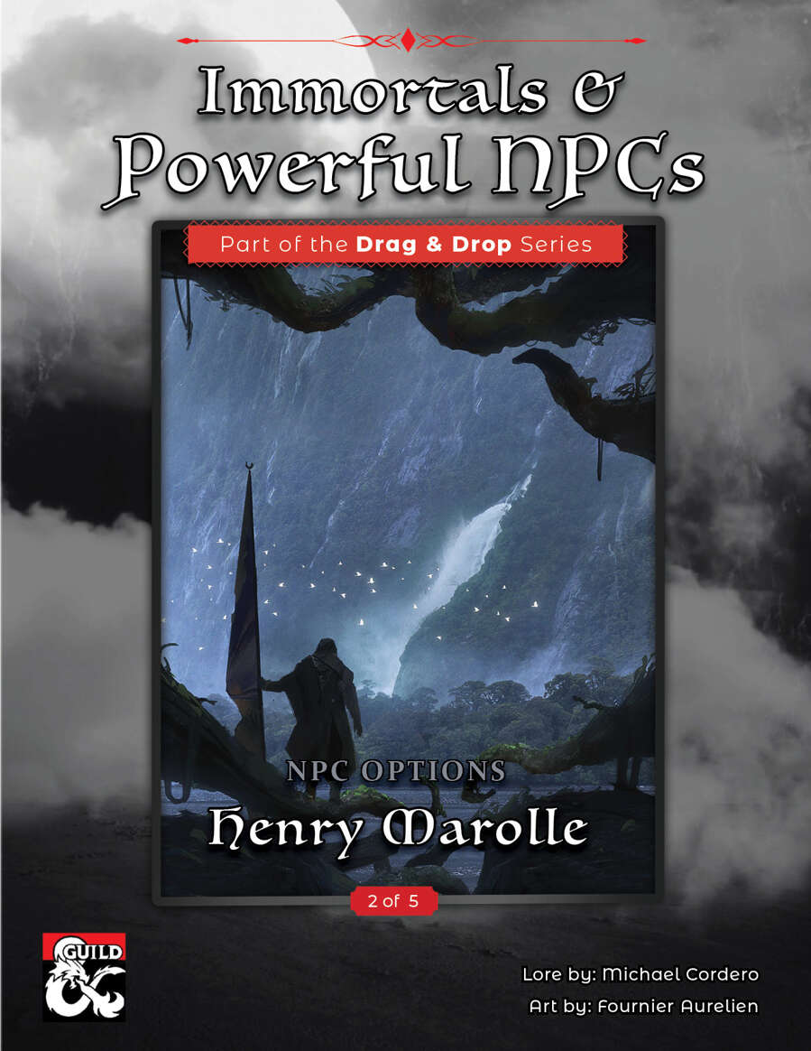 Drag & Drop: NPC Options - Immortals & Powerful NPCs #2 - Dungeon ...