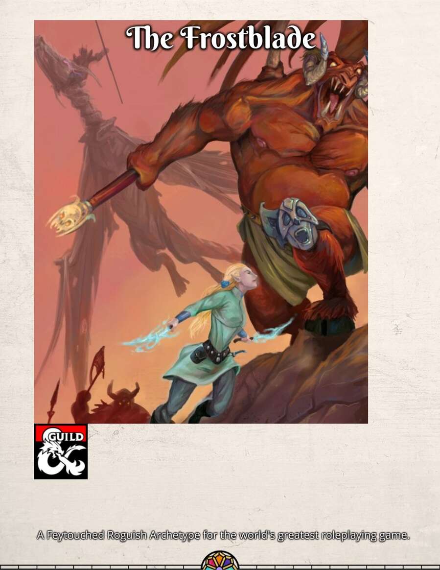 The Frostblade Rogue - Dungeon Masters Guild | DriveThruRPG