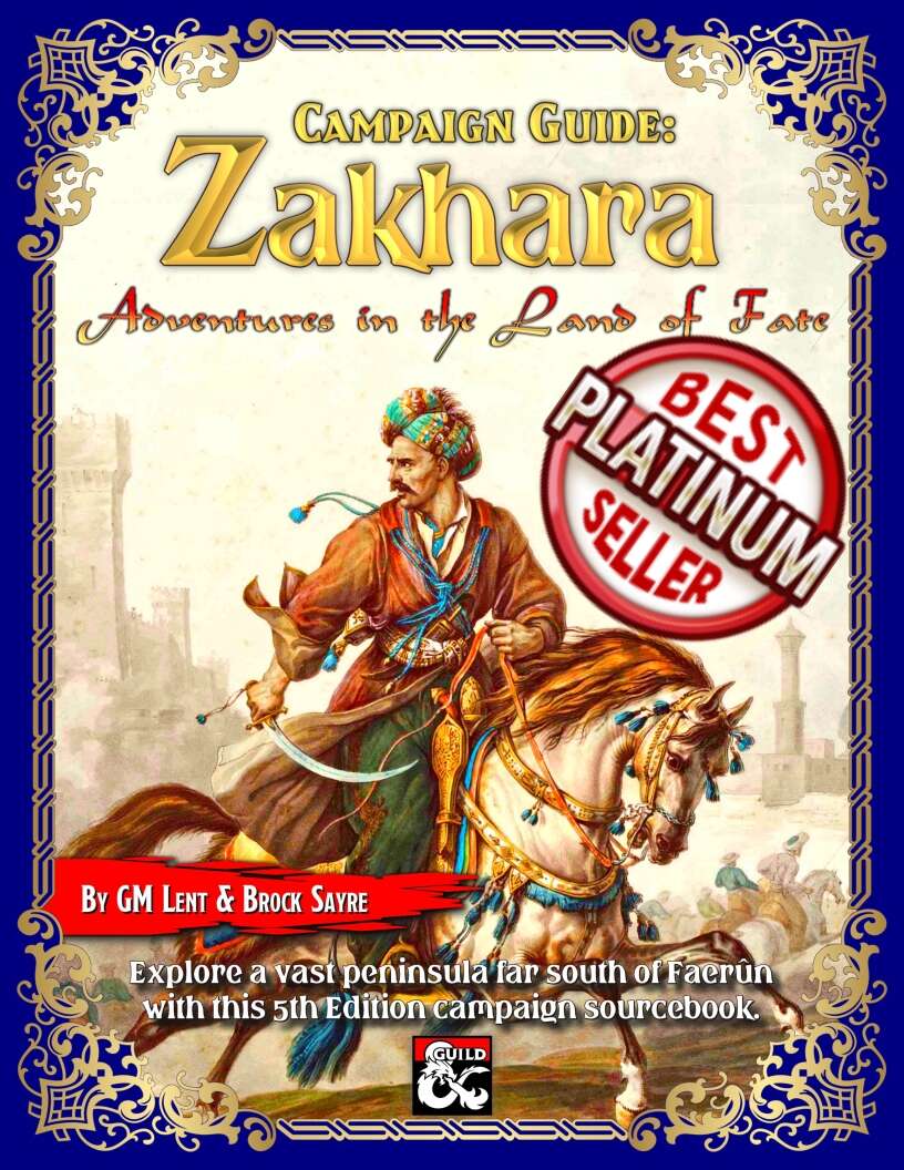 Campaign Guide: Zakhara - Adventures in the Land of Fate (Al-Qadim and ...
