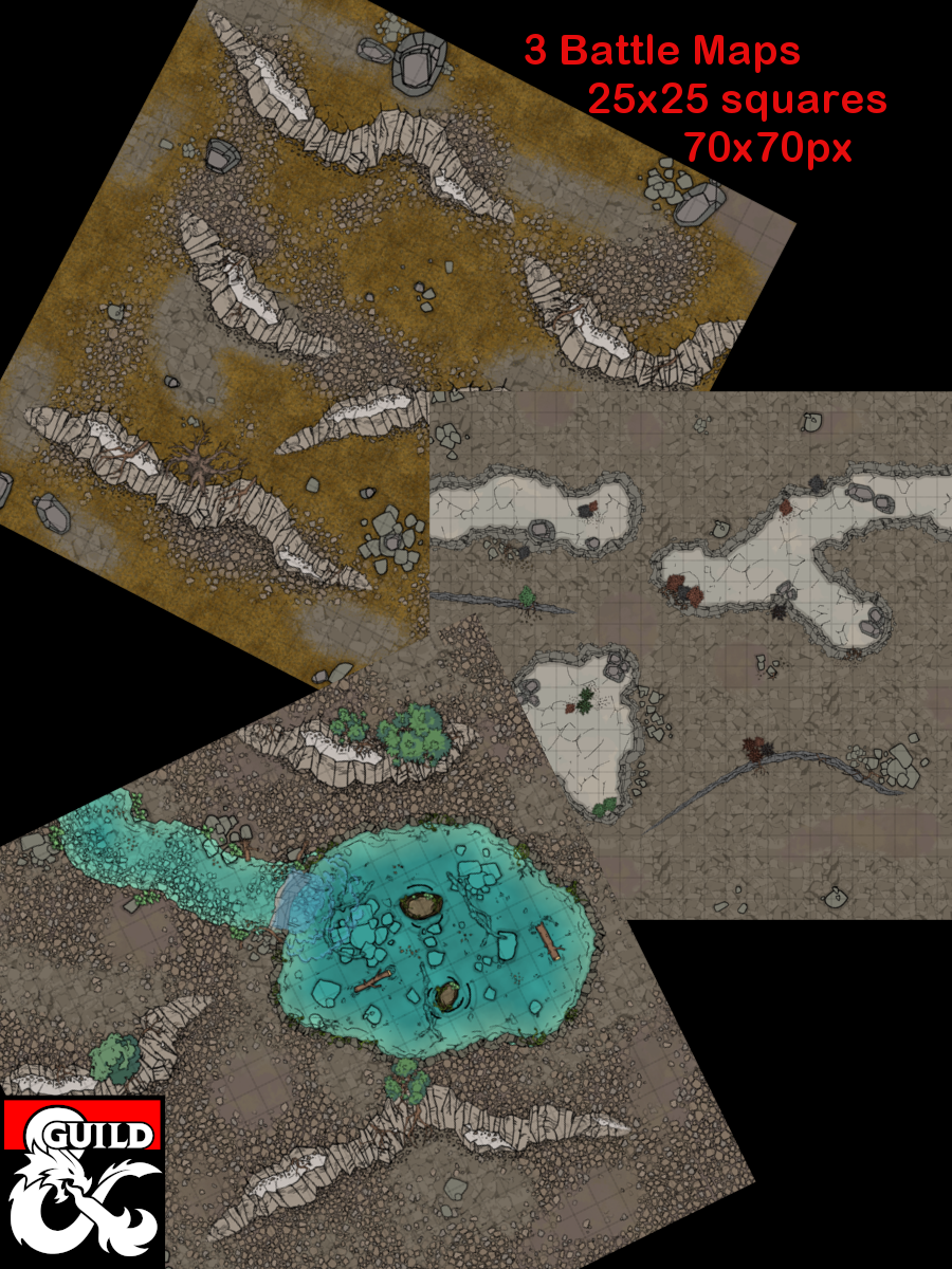 Mountain side battle maps - Dungeon Masters Guild | DriveThruRPG