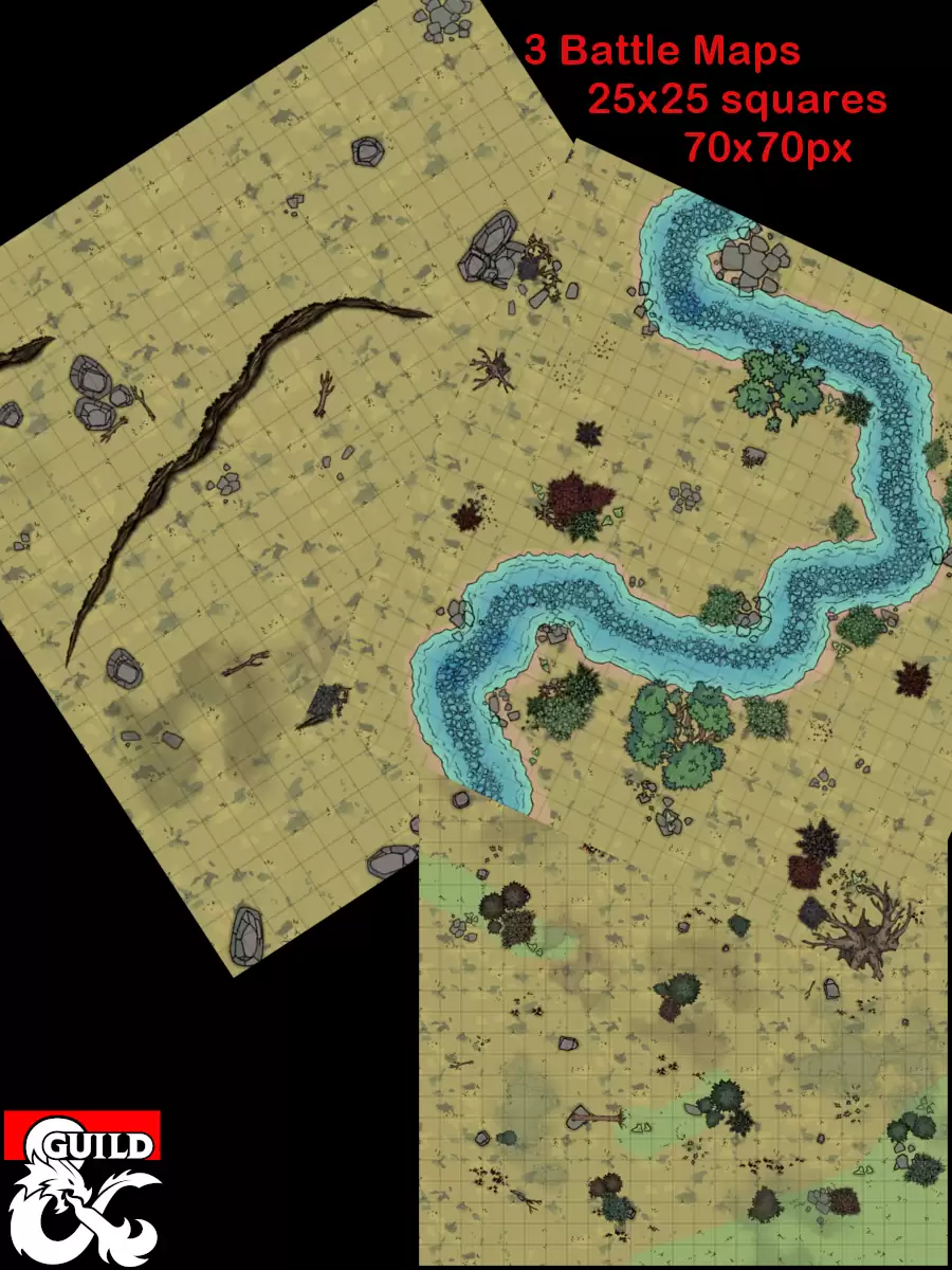 Plain battle maps - Dungeon Masters Guild | DriveThruRPG