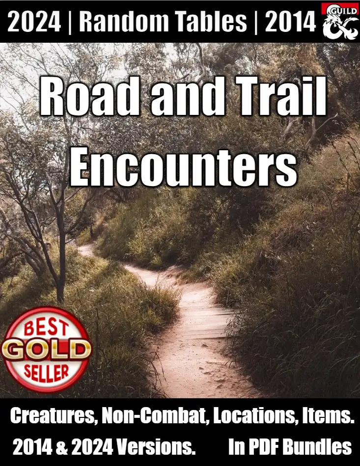 Road and Trail Encounters - Random Encounter Tables (2014 & 2024 ...