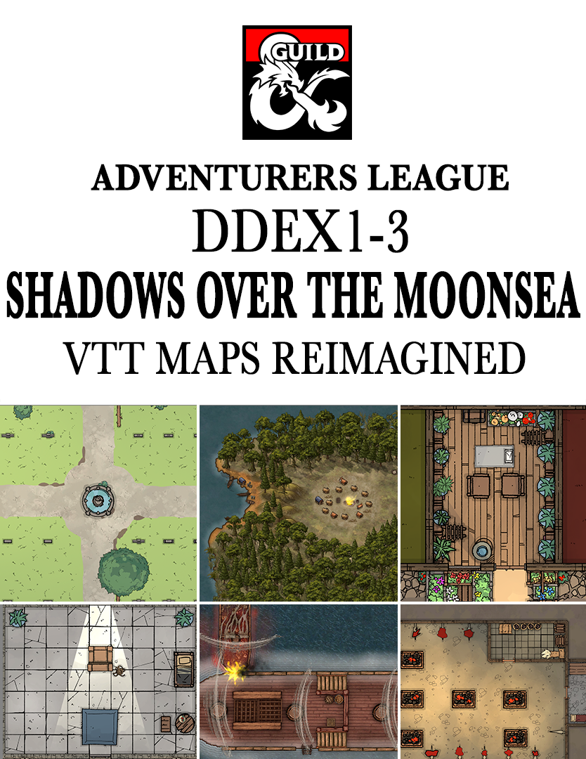 DDEX1-3 Shadows over the Moonsea VTT Maps Reimagined - Dungeon Masters ...