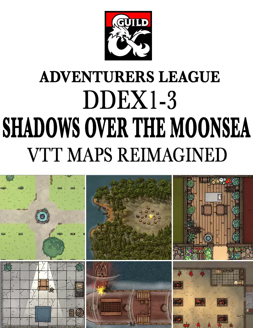 DDEX1-3 Shadows over the Moonsea VTT Maps Reimagined - Dungeon Masters ...