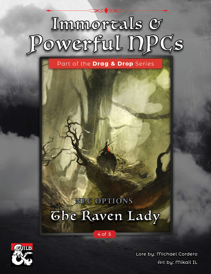 Drag & Drop: NPC Options - Immortals & Powerful NPCs #4 - Dungeon Masters Guild | DriveThruRPG