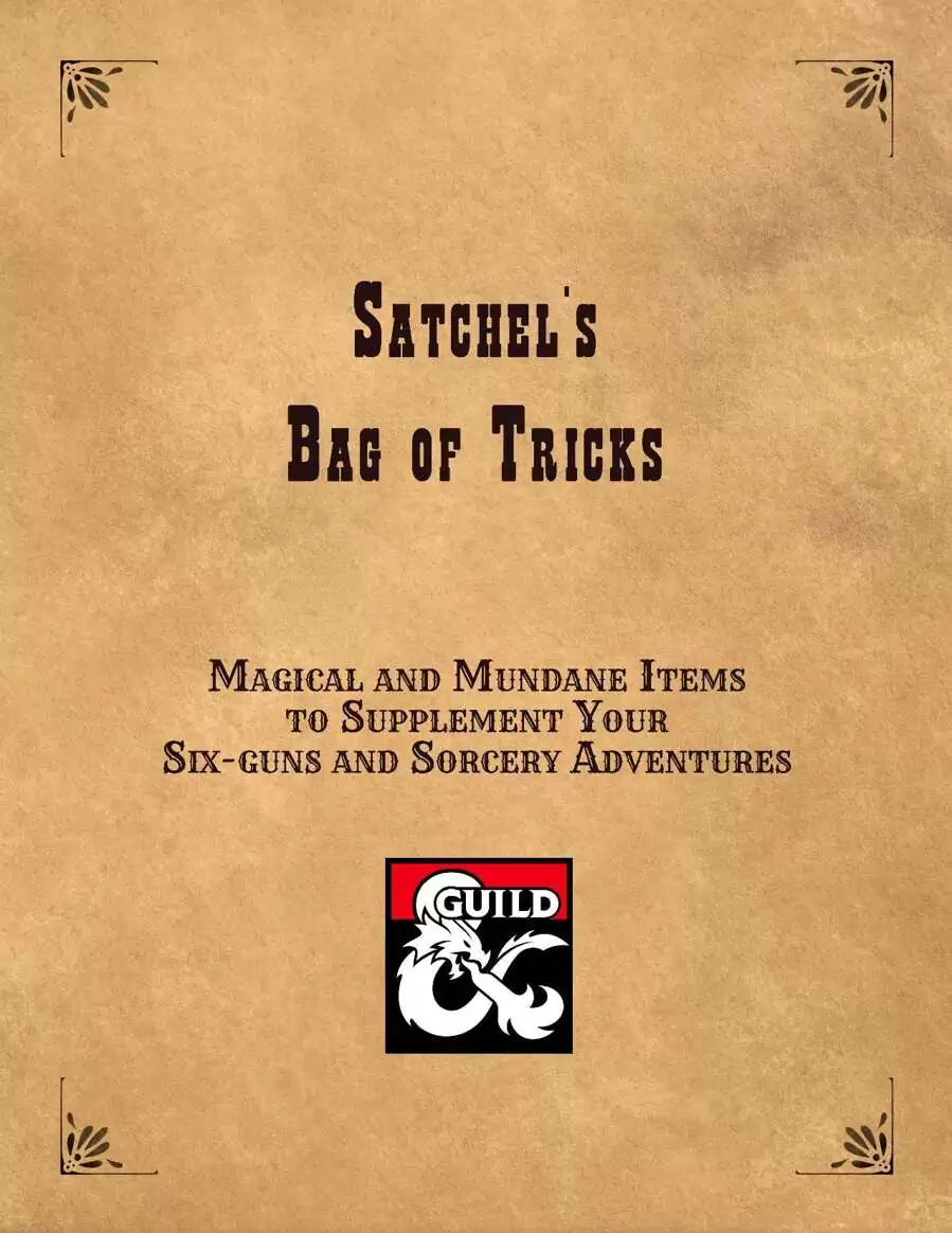 Satchel's Bag of Tricks - Dungeon Masters Guild | DriveThruRPG