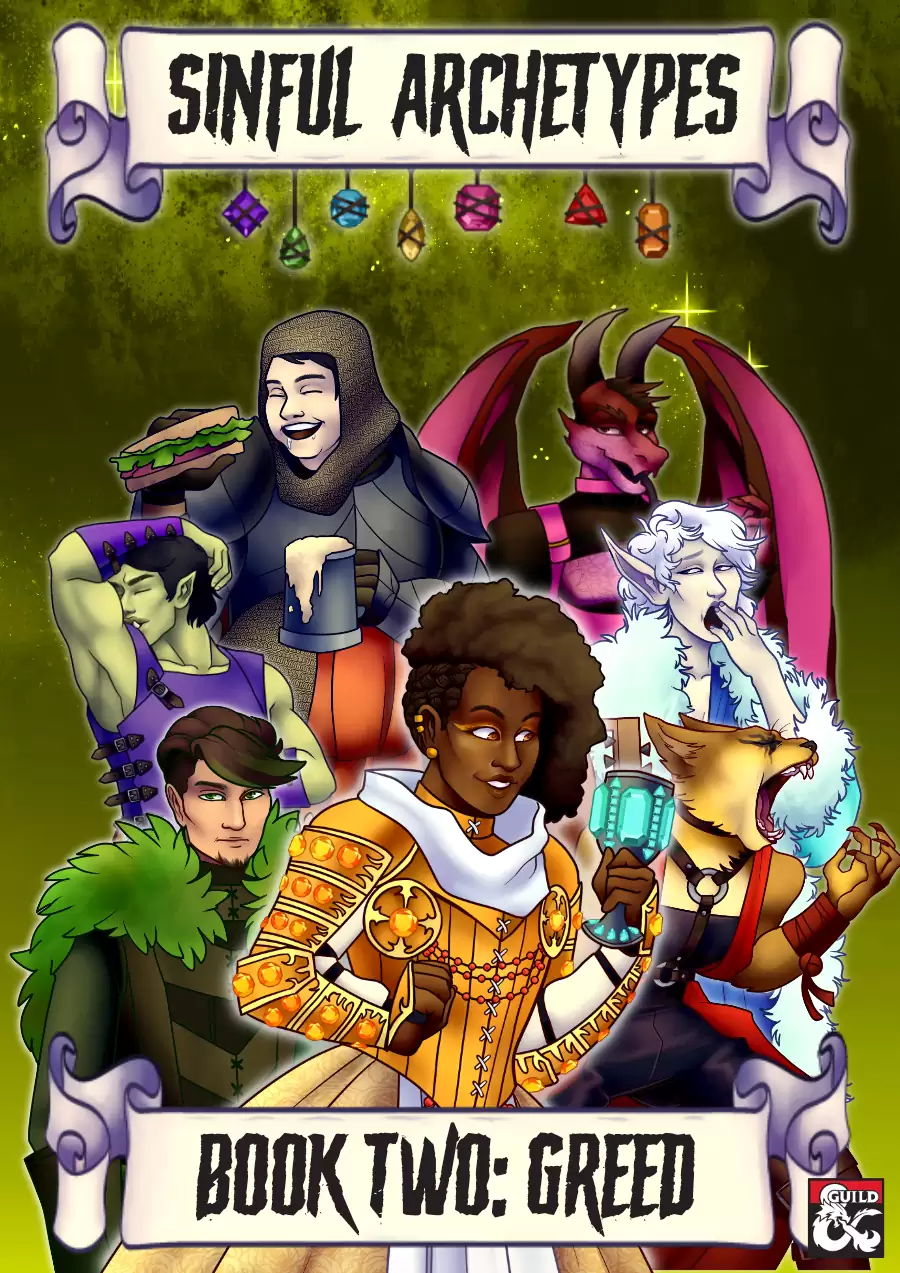 Sinful Archetypes: Book 2 - Greed - Dungeon Masters Guild | DriveThruRPG