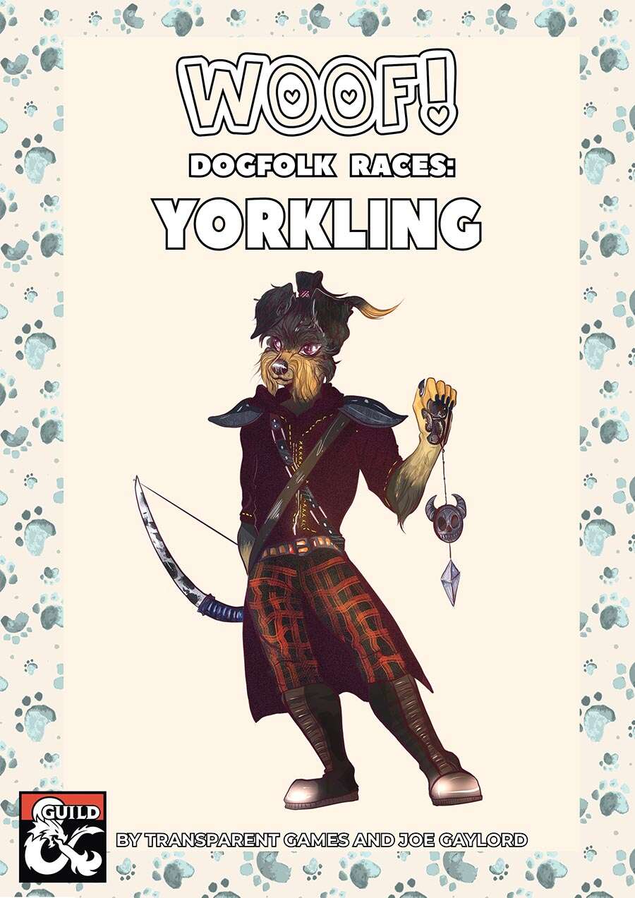 Woof! Dogfolk Races: Yorkling - Dungeon Masters Guild | DriveThruRPG