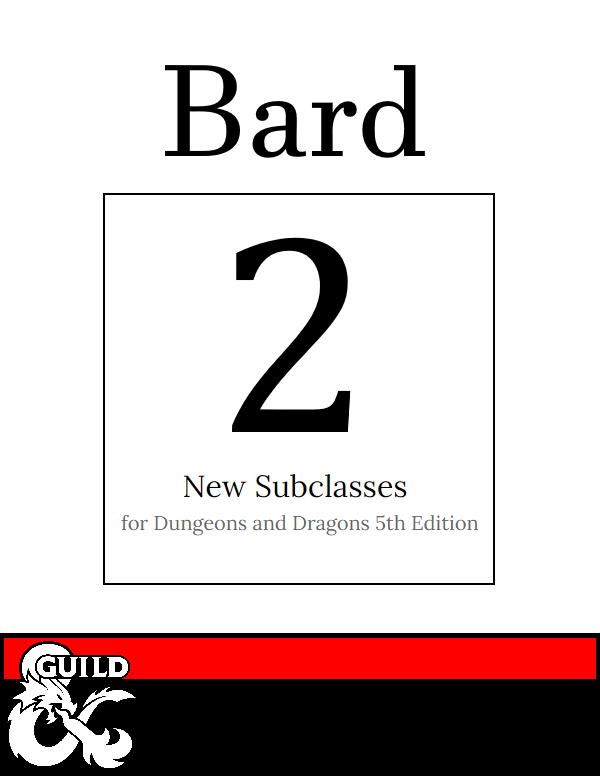 2 New Bard Subclasses: College of Sorrows & College of Movement - Dungeon Masters Guild ...