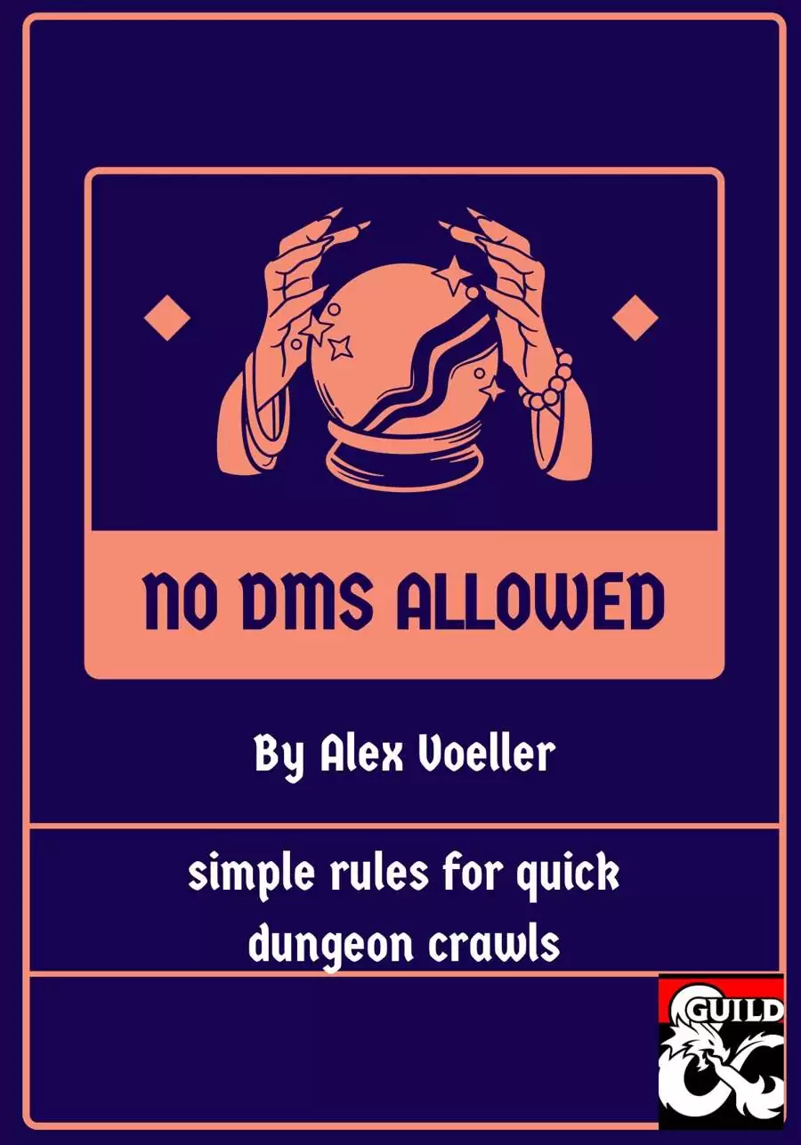 No DMs Allowed - Dungeon Masters Guild | DriveThruRPG