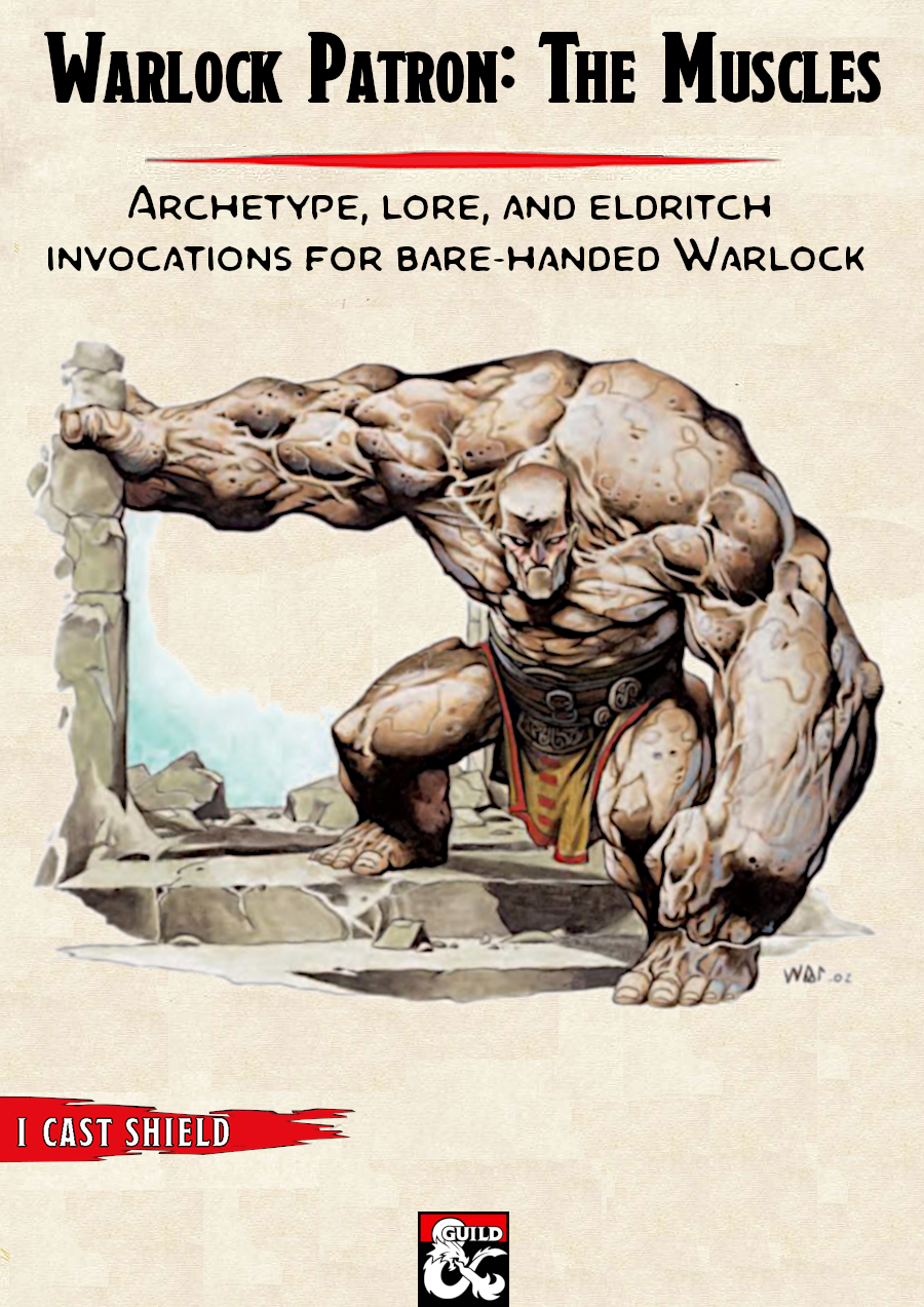 Warlock Patron: The Muscles - Dungeon Masters Guild | DriveThruRPG