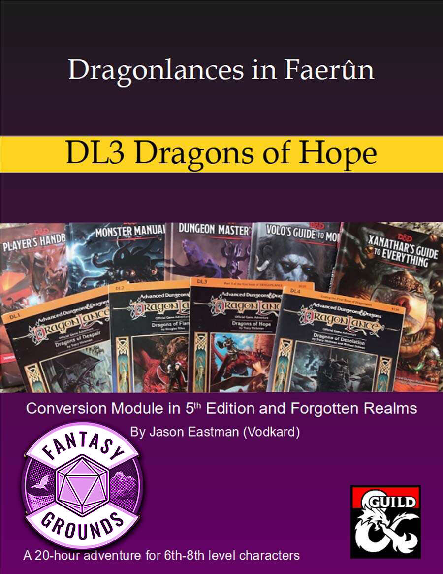 Dragonlances in Faerûn: DL3 Dragons of Hope - 5E (Fantasy Grounds ...