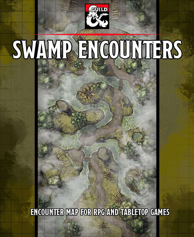 Swamp encounters battlemap - Dungeon Masters Guild | DriveThruRPG