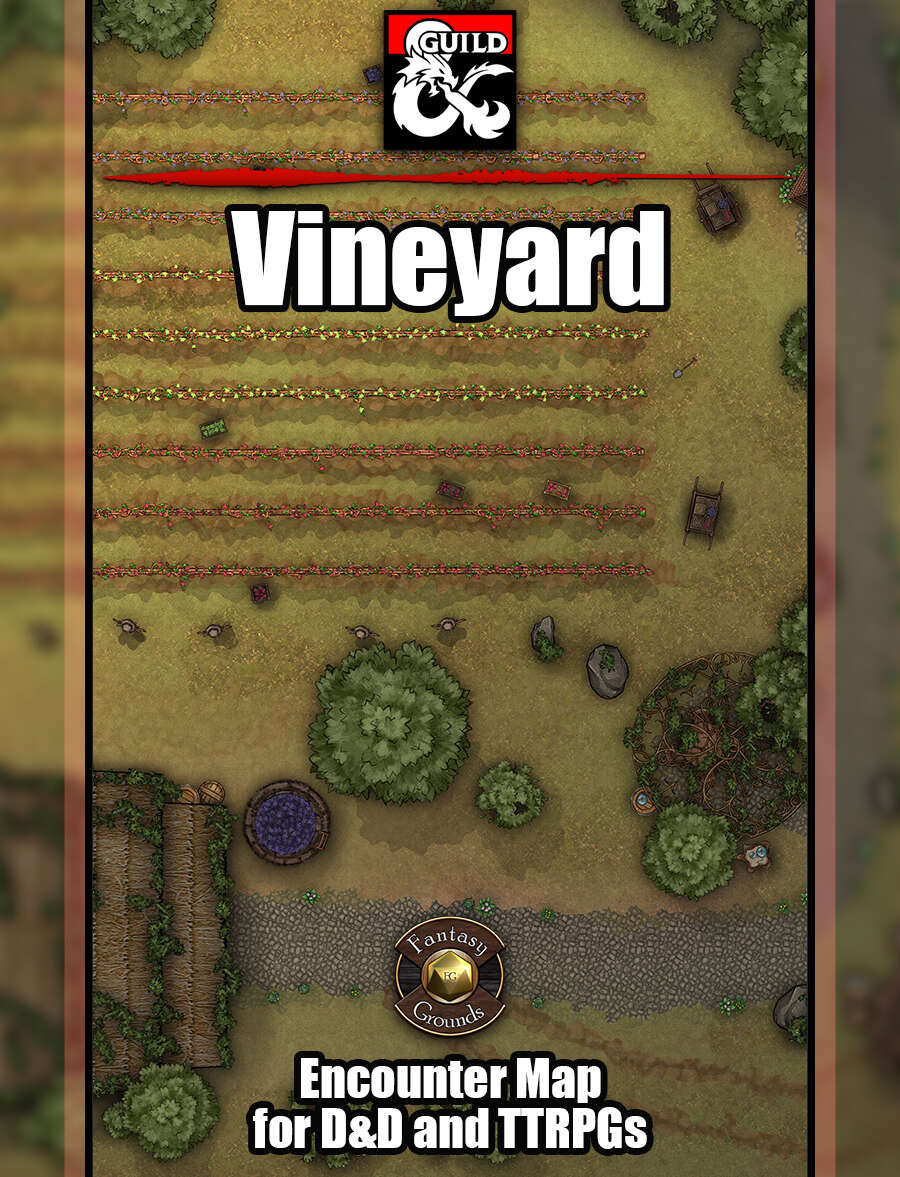 Vineyard Battlemap w/Fantasy Grounds support - TTRPG Map - Dungeon ...