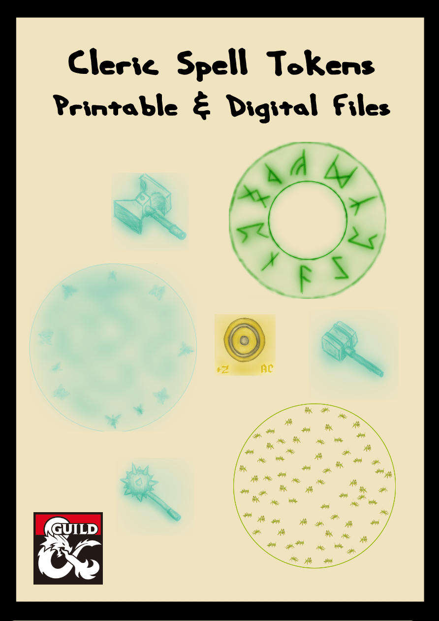 Cleric Spell Effect Tokens/Markers - Dungeon Masters Guild | DriveThruRPG