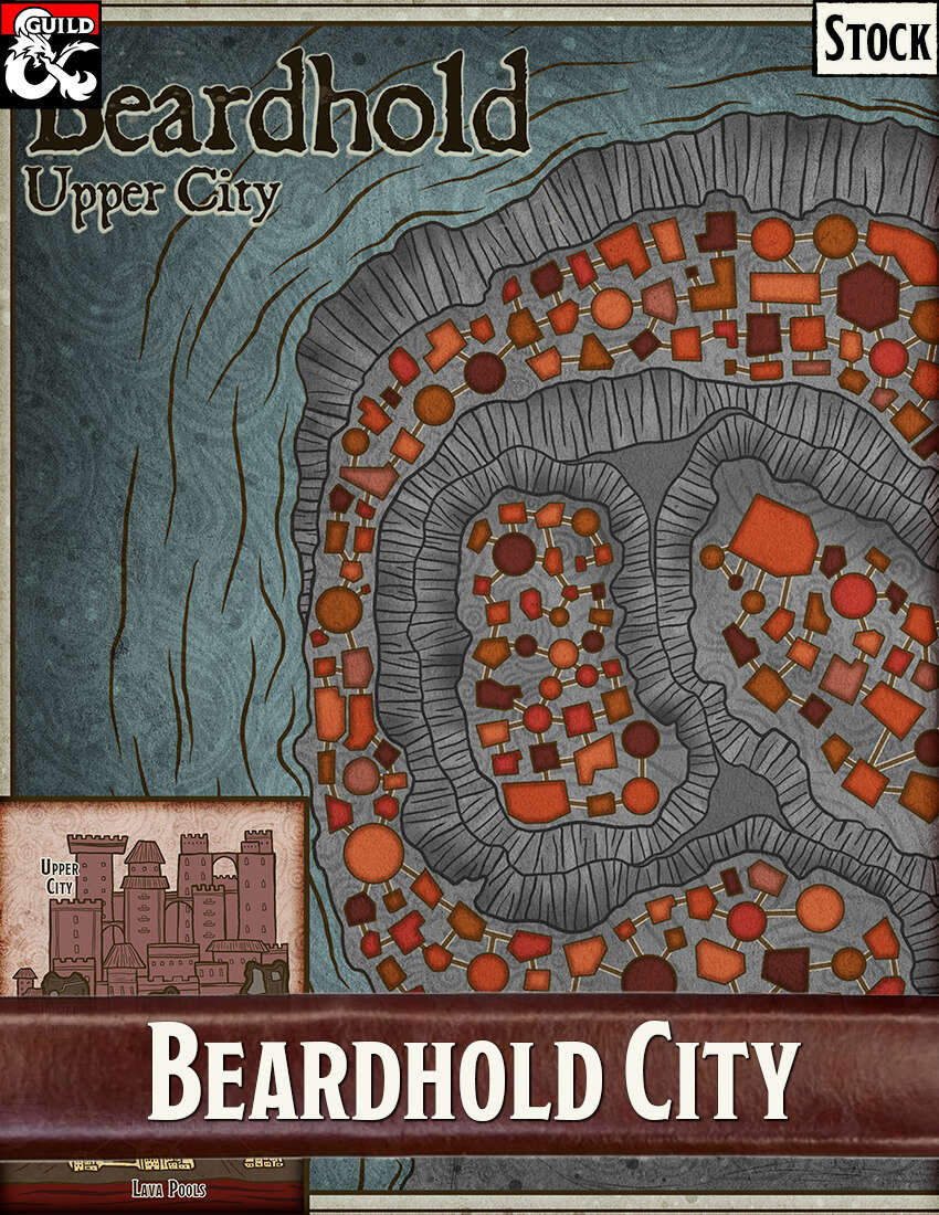 Elven Tower - Beardhold City | Stock Map - Dungeon Masters Guild ...
