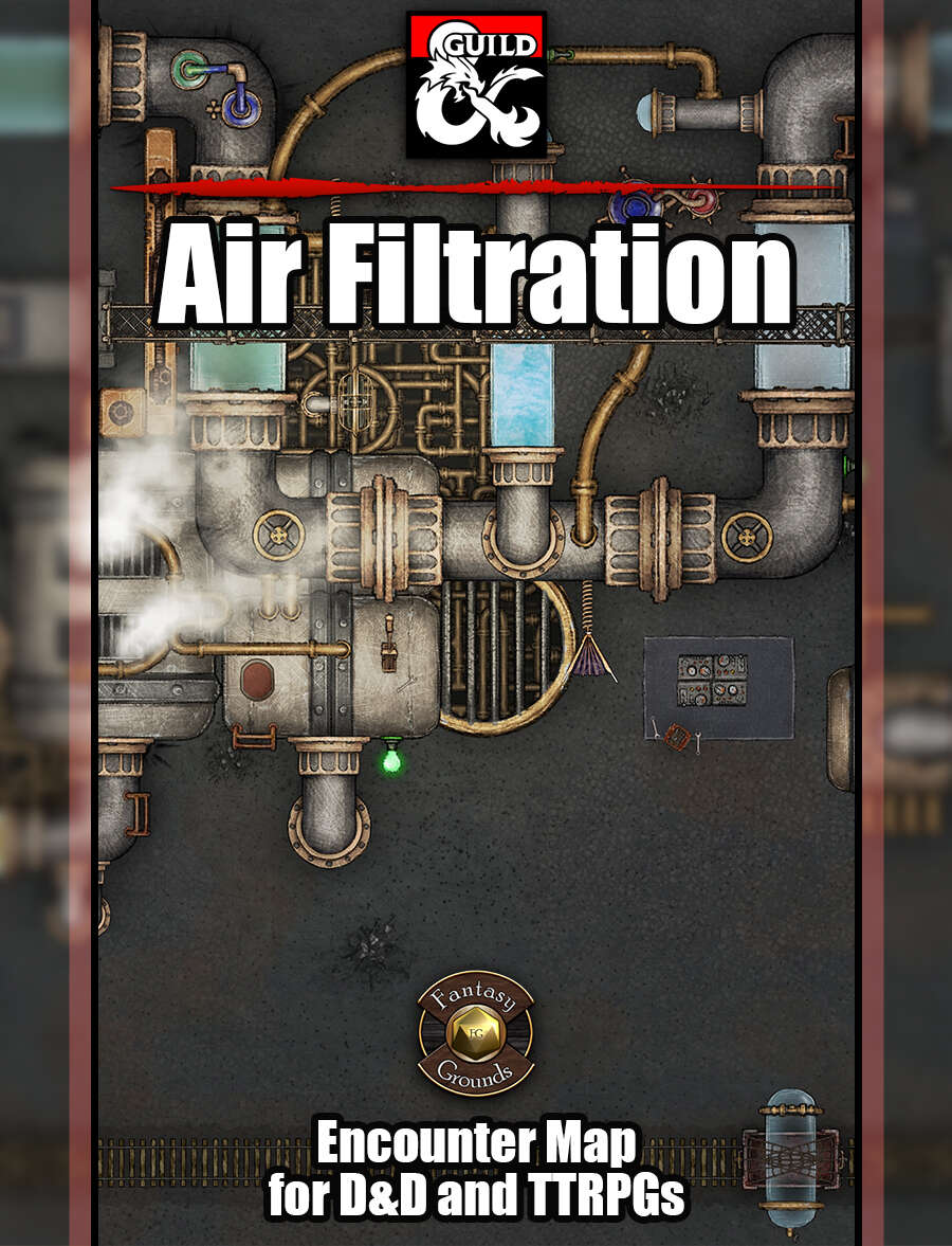 Air Filtration (tech) Battlemap w/Fantasy Grounds support - TTRPG Map ...