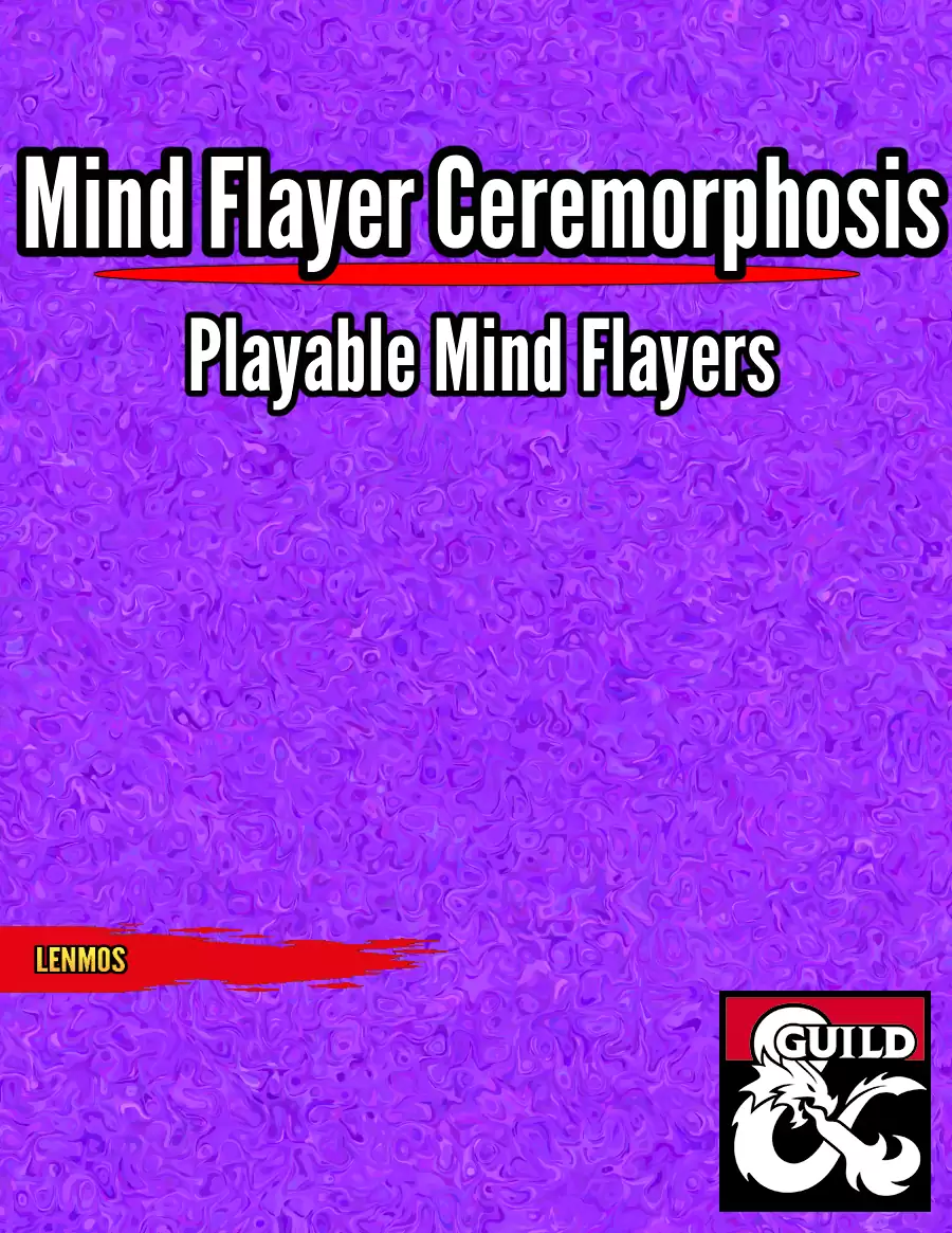 Mind Flayer Ceremorphosis - Dungeon Masters Guild | DriveThruRPG