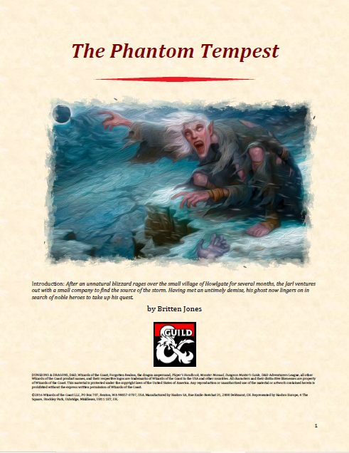 The Phantom Tempest - Dungeon Masters Guild | DriveThruRPG