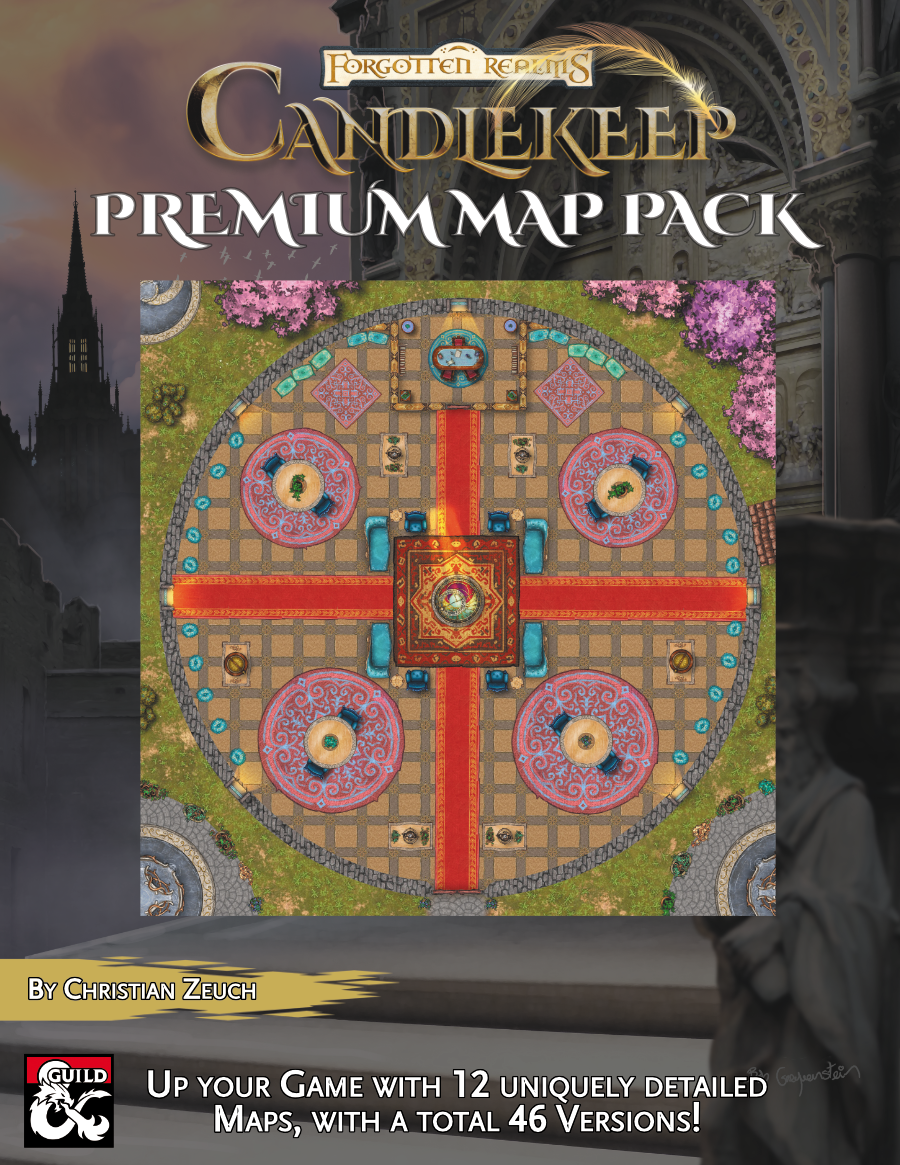 Candlekeep Premium Map Pack - Dungeon Masters Guild | DriveThruRPG