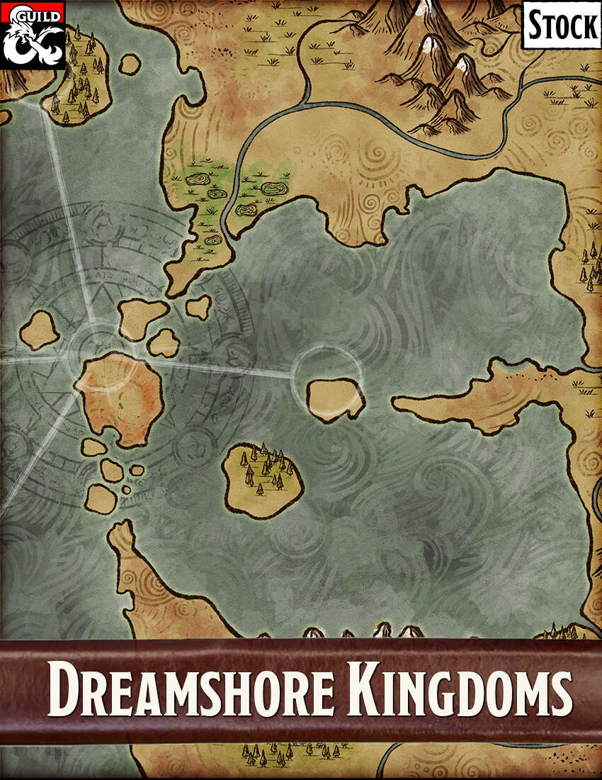 Elven Tower - Dreamshore Kingdoms | Stock Map - Dungeon Masters Guild | DriveThruRPG