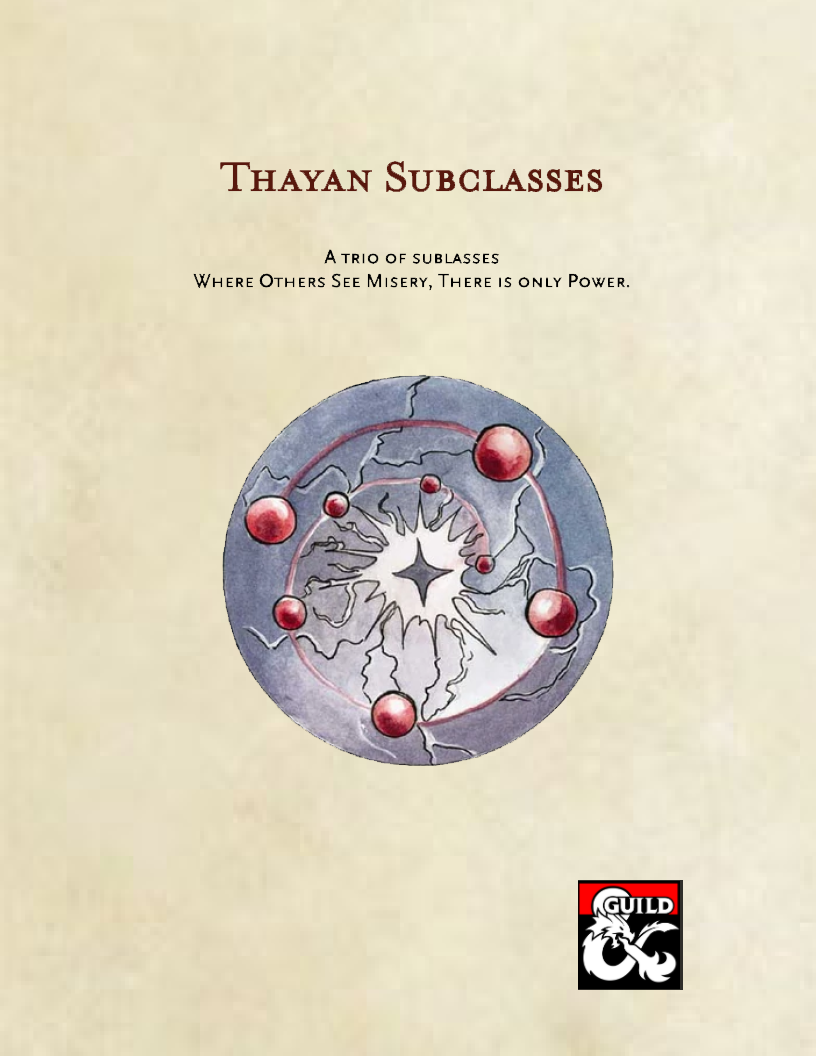 Thayan Subclasses - A Trio of Subclasses - Dungeon Masters Guild ...