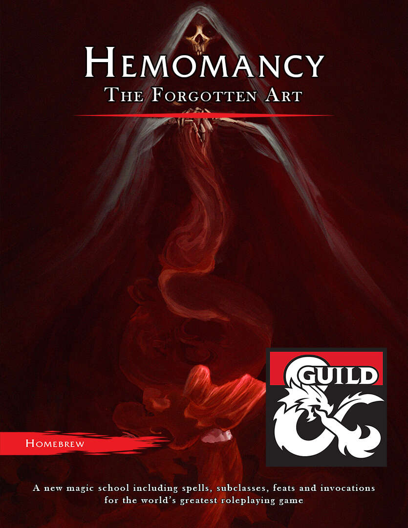 Hemomancy - The Forgotten Art - Dungeon Masters Guild | DriveThruRPG