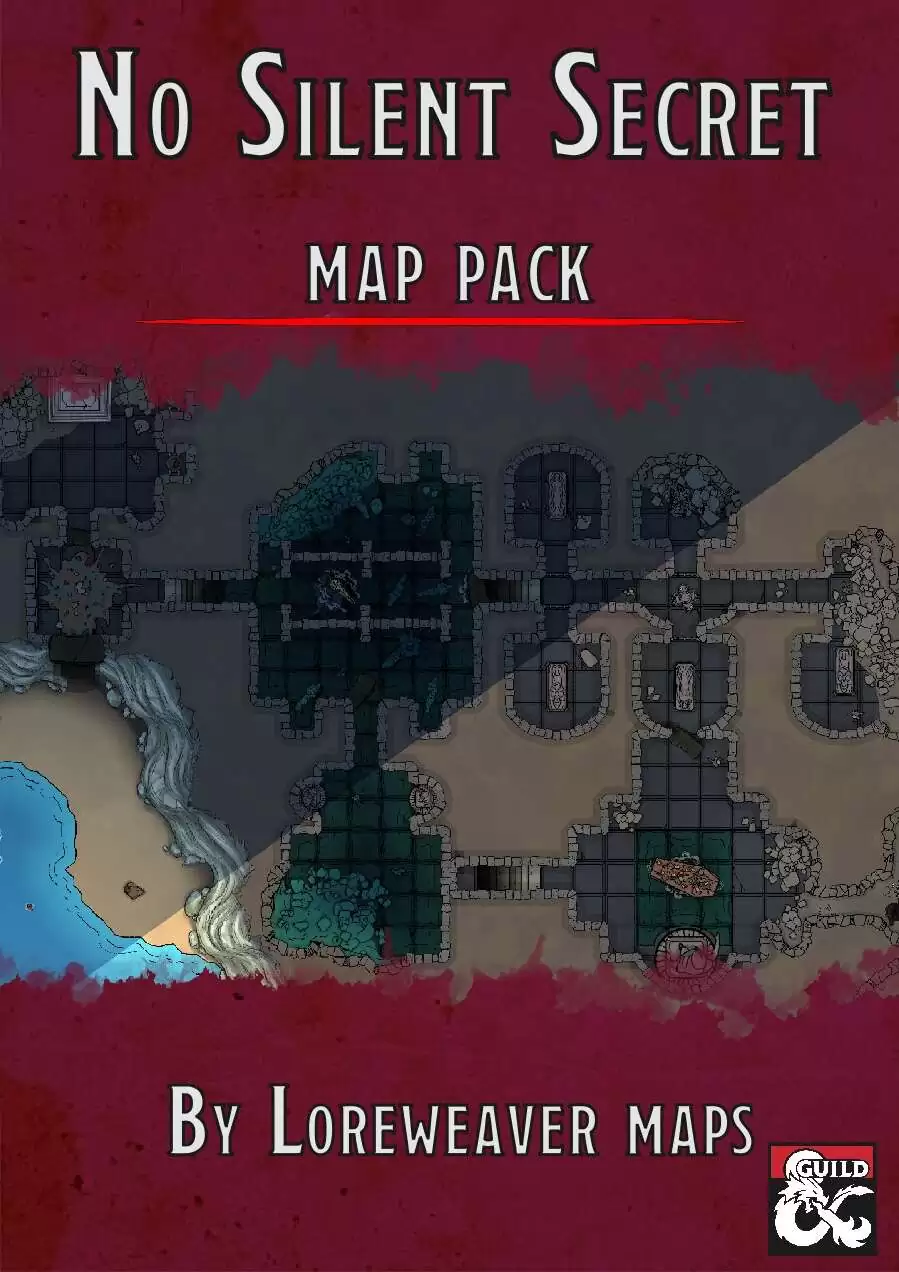 No Silent Secret Map pack - Dungeon Masters Guild | DriveThruRPG