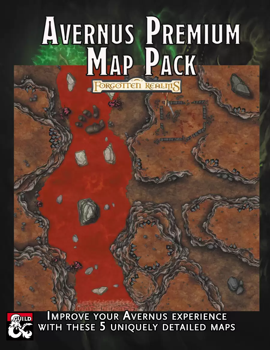 Avernus Premium Map Pack - Dungeon Masters Guild | DriveThruRPG