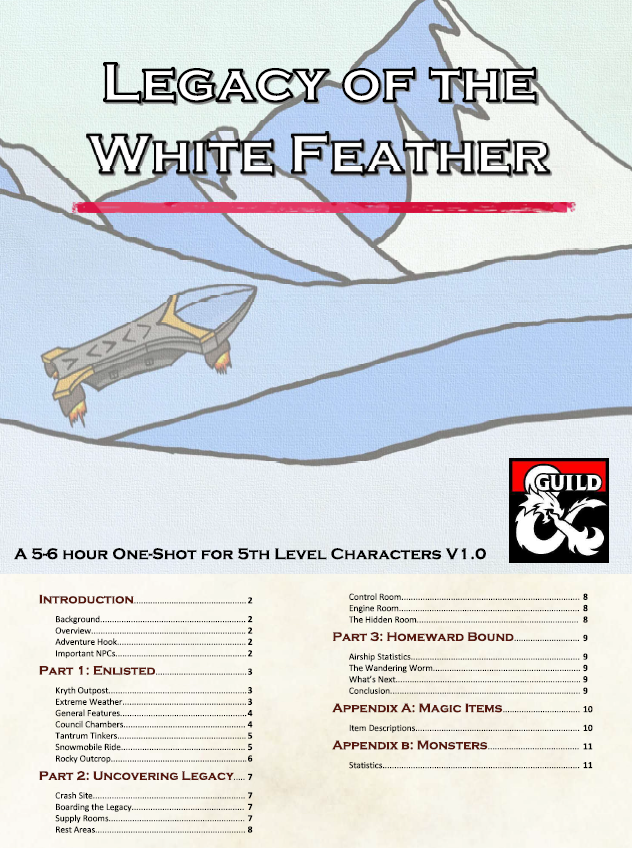 Legacy of the White Feather - Dungeon Masters Guild | DriveThruRPG