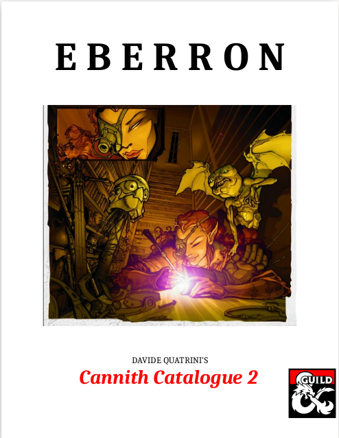 Cannith Catalogue 2 - An Eberron Equipment Supplement - Dungeon Masters ...
