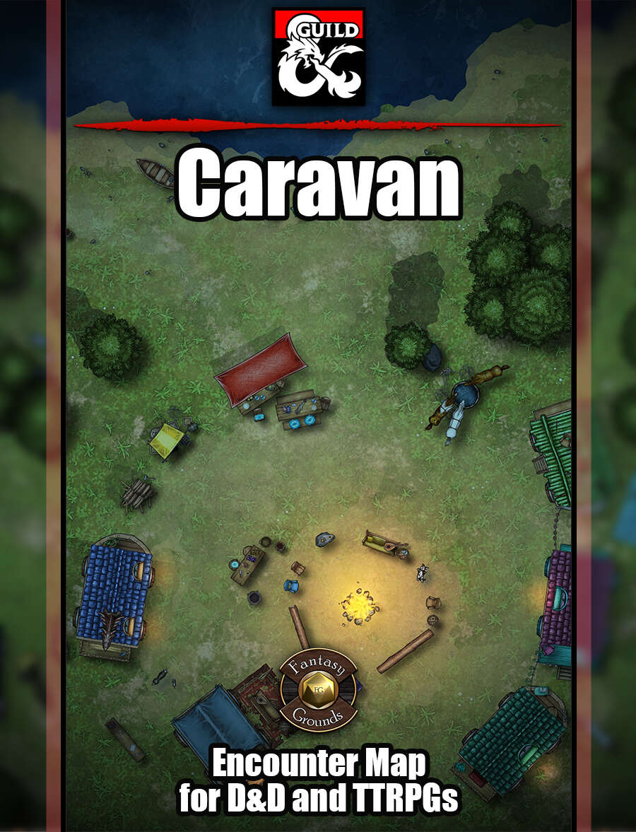 Caravan Battlemap w/Fantasy Grounds support - TTRPG Map - Dungeon ...