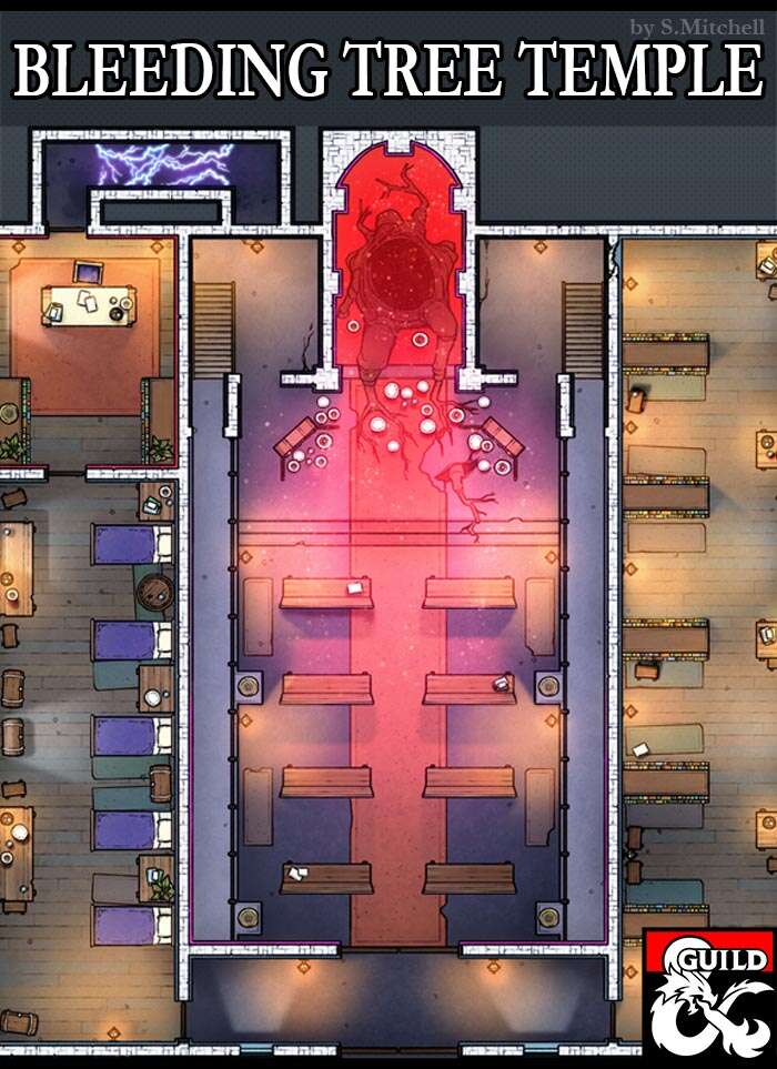 Bleeding Tree Temple - Dungeon Masters Guild | DriveThruRPG